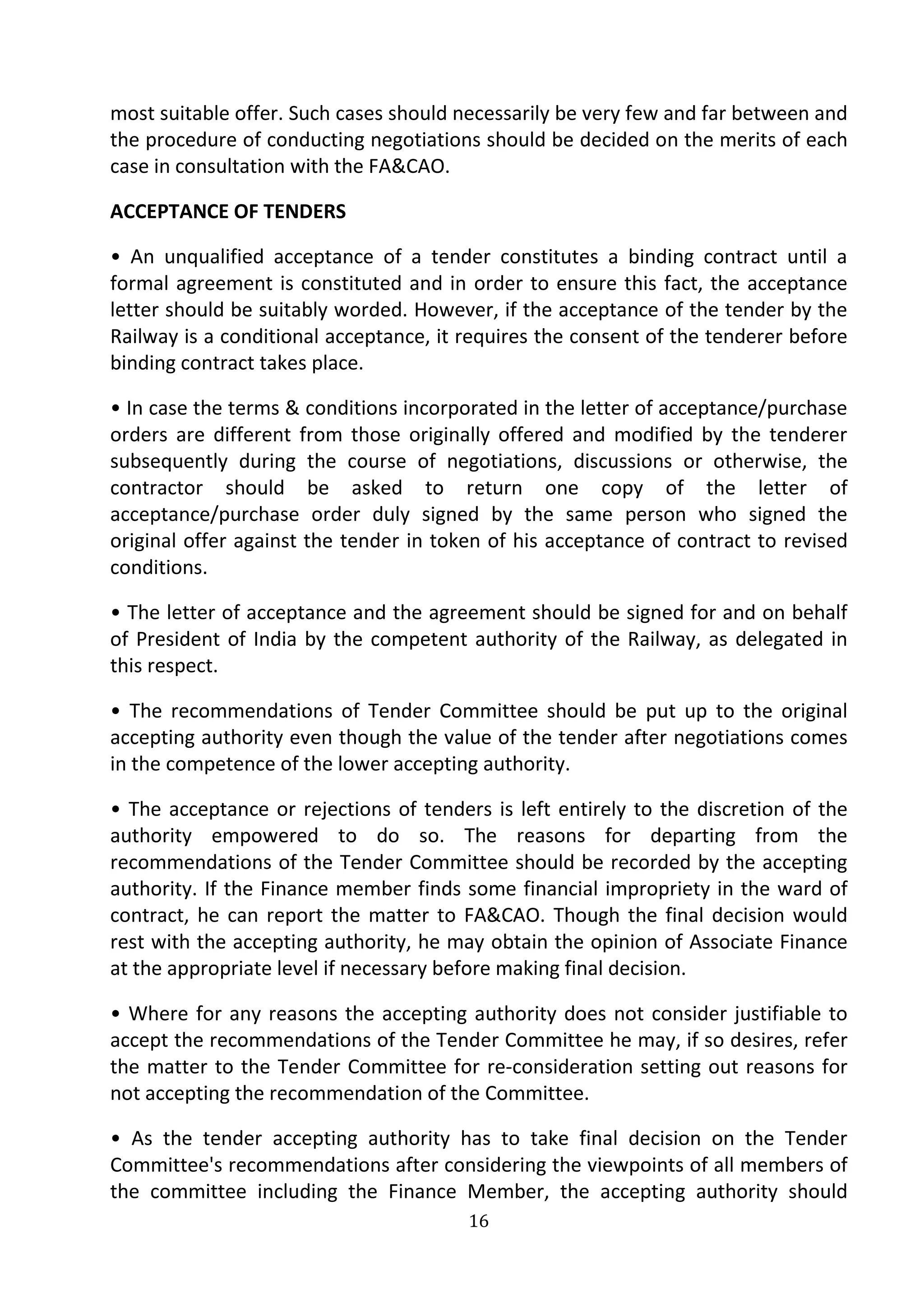 Types of tenders & stages for successful tendering | PDF