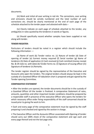 Types of tenders & stages for successful tendering | PDF