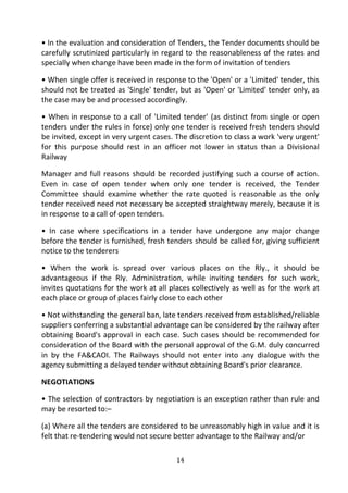 Types of tenders & stages for successful tendering | PDF