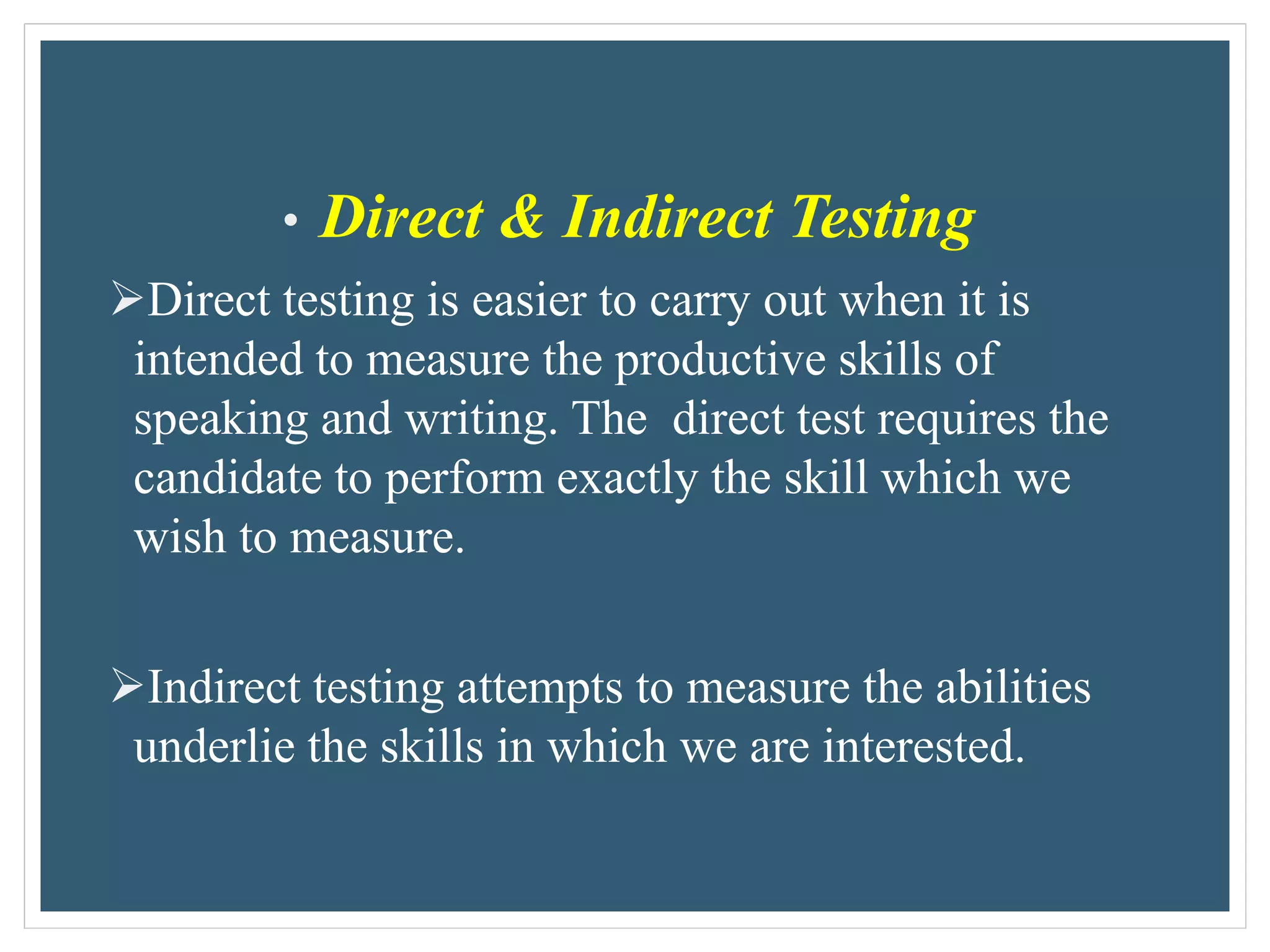 Types of Test | PPTX