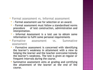 Types of test | PPT