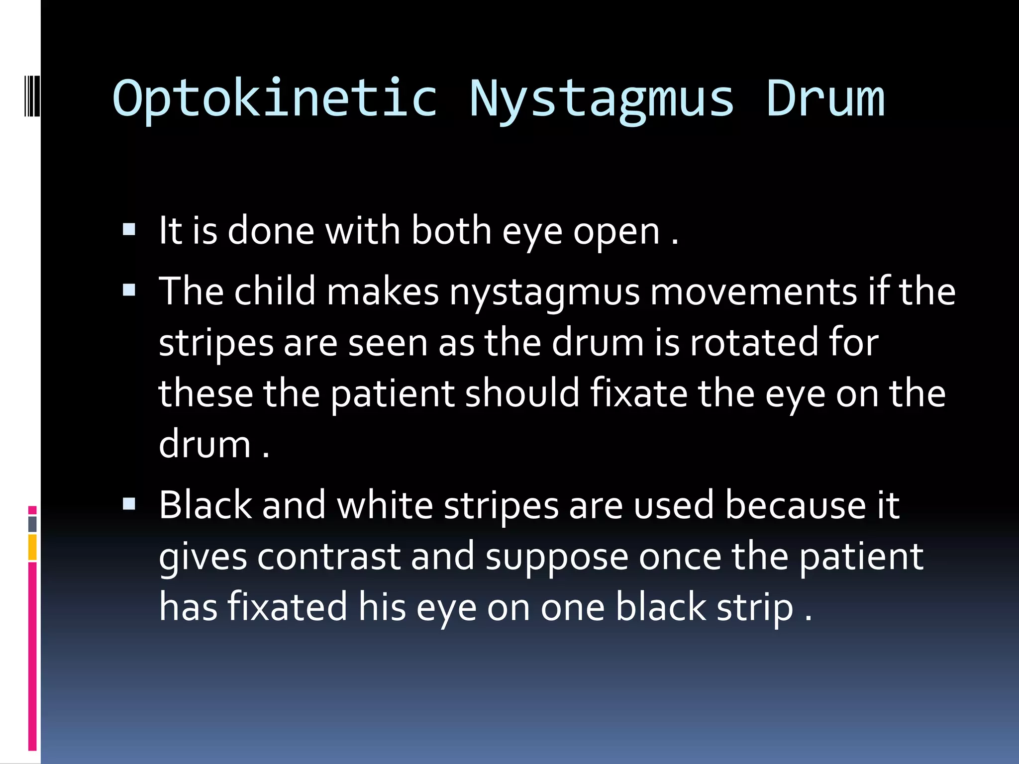 Test types used in optometry | PPTX