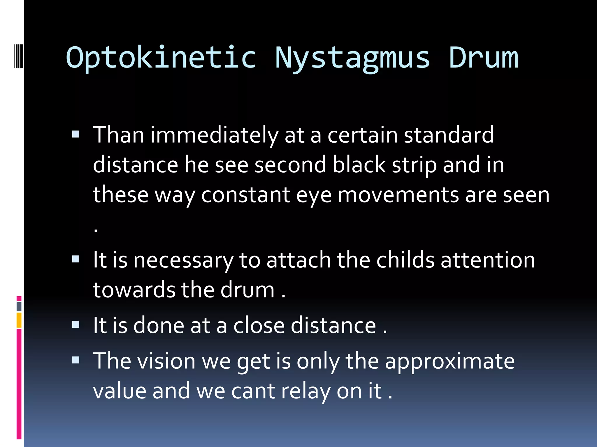 Test types used in optometry | PPTX