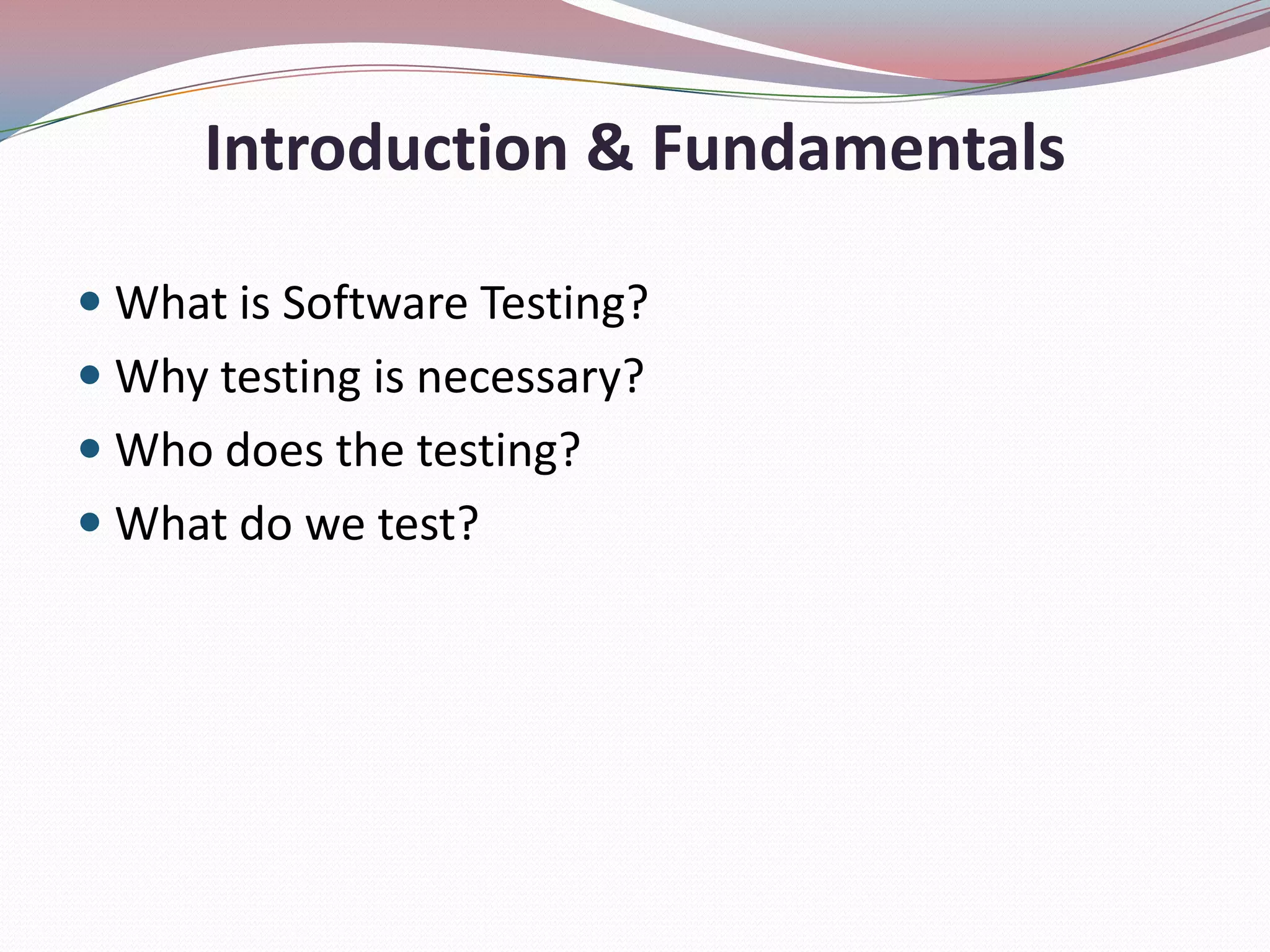 Types of testing | PPTX