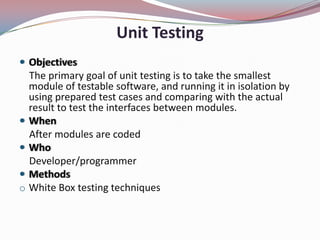Types of testing | PPT
