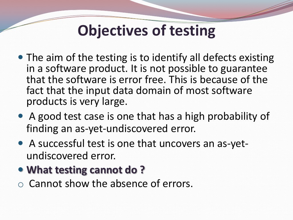 Types Of Testing Types Of Testing