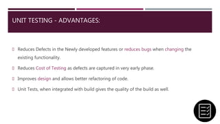 UNIT testing | PPT