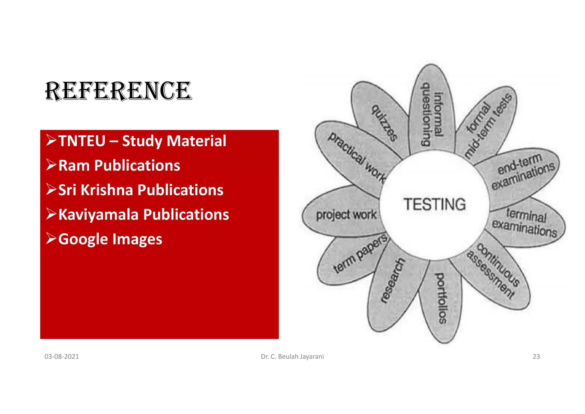 Types of test items | PDF