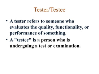 Types of Test Items...power point presentations | PPTX