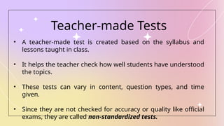 Assessment for learning: Types of test items.pptx
