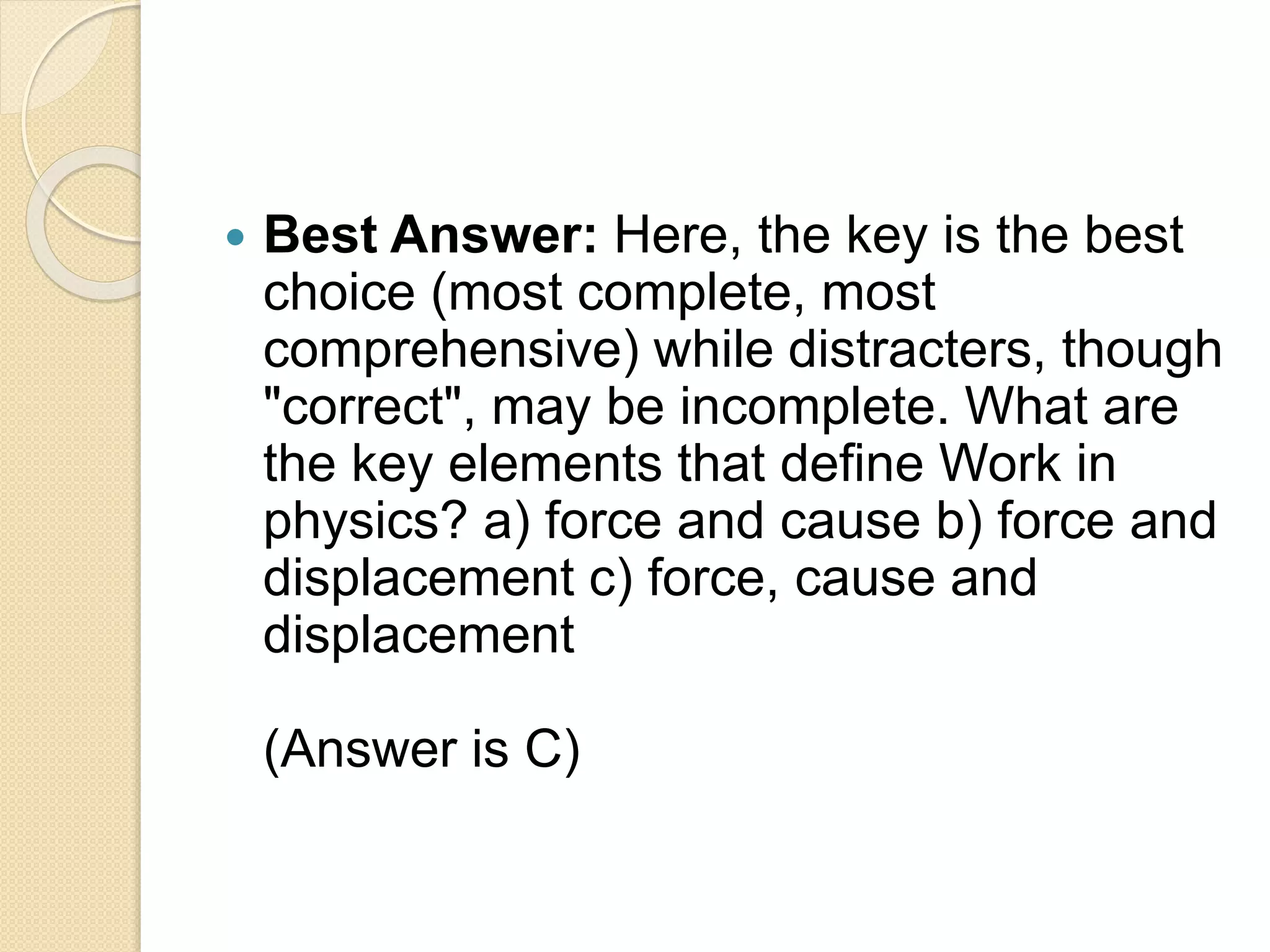 Types of test questions | PPTX | Standardized Testing | Educational ...