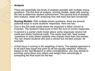 Types of test questions | PPTX | Standardized Testing | Educational ...