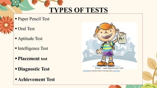 TYPES OF TEST | PPT