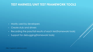 Types of test tools | PPT