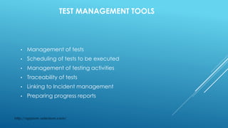 Types of test tools | PPT
