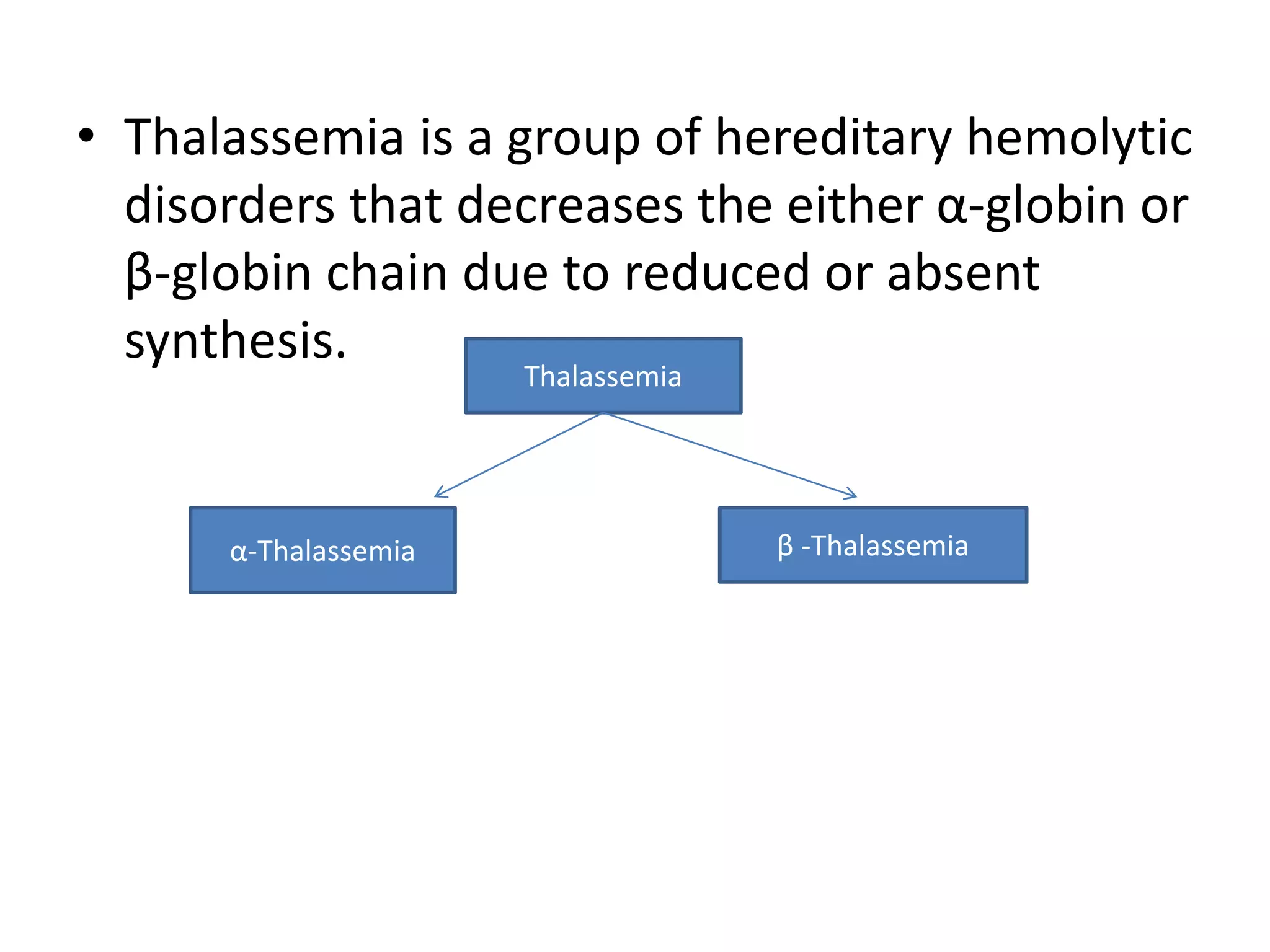 Thalassemia and it's types | PPTX
