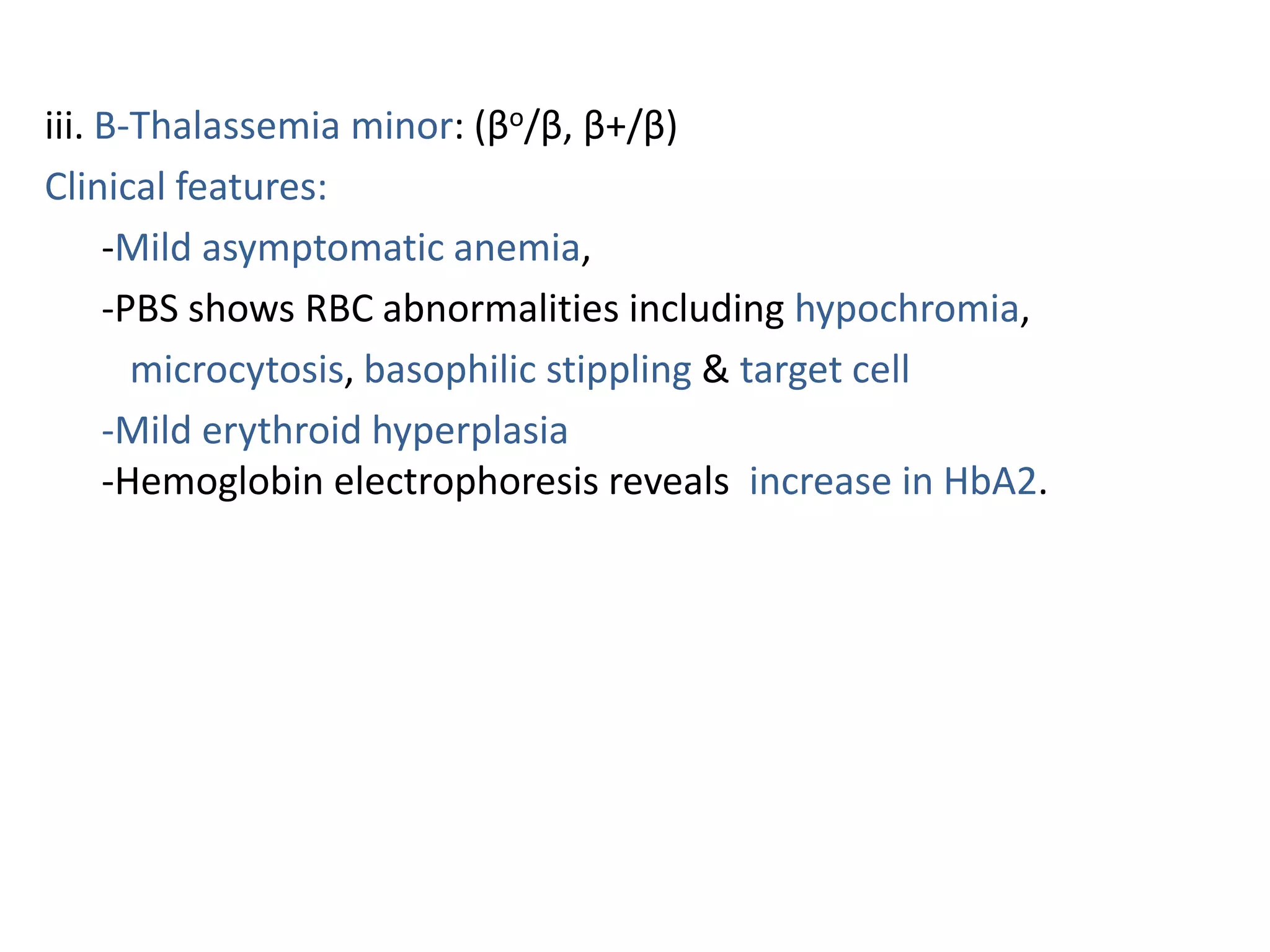 Thalassemia and it's types | PPTX
