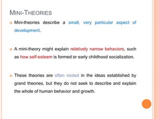 Types of theory in social science | PPTX