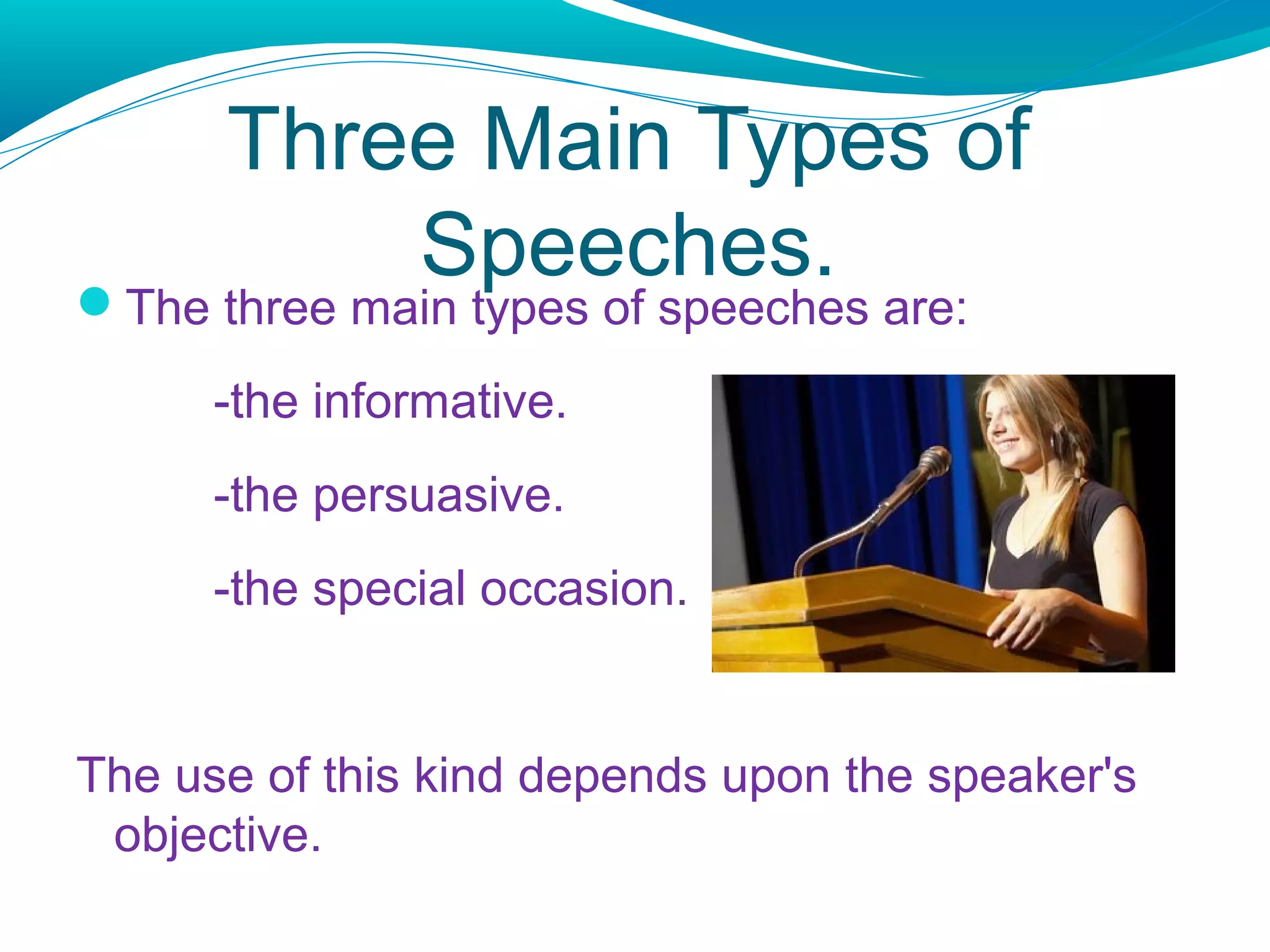 Types of the speech | PPT