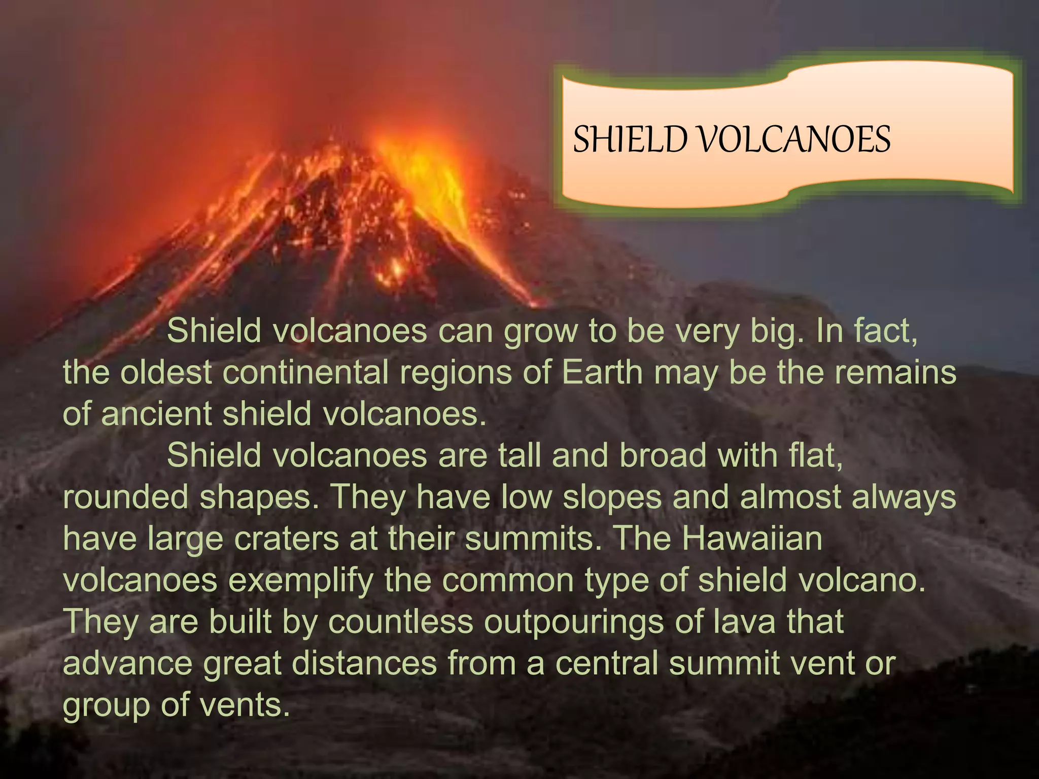 Types of the volcanoes | PPTX | Geography | Science