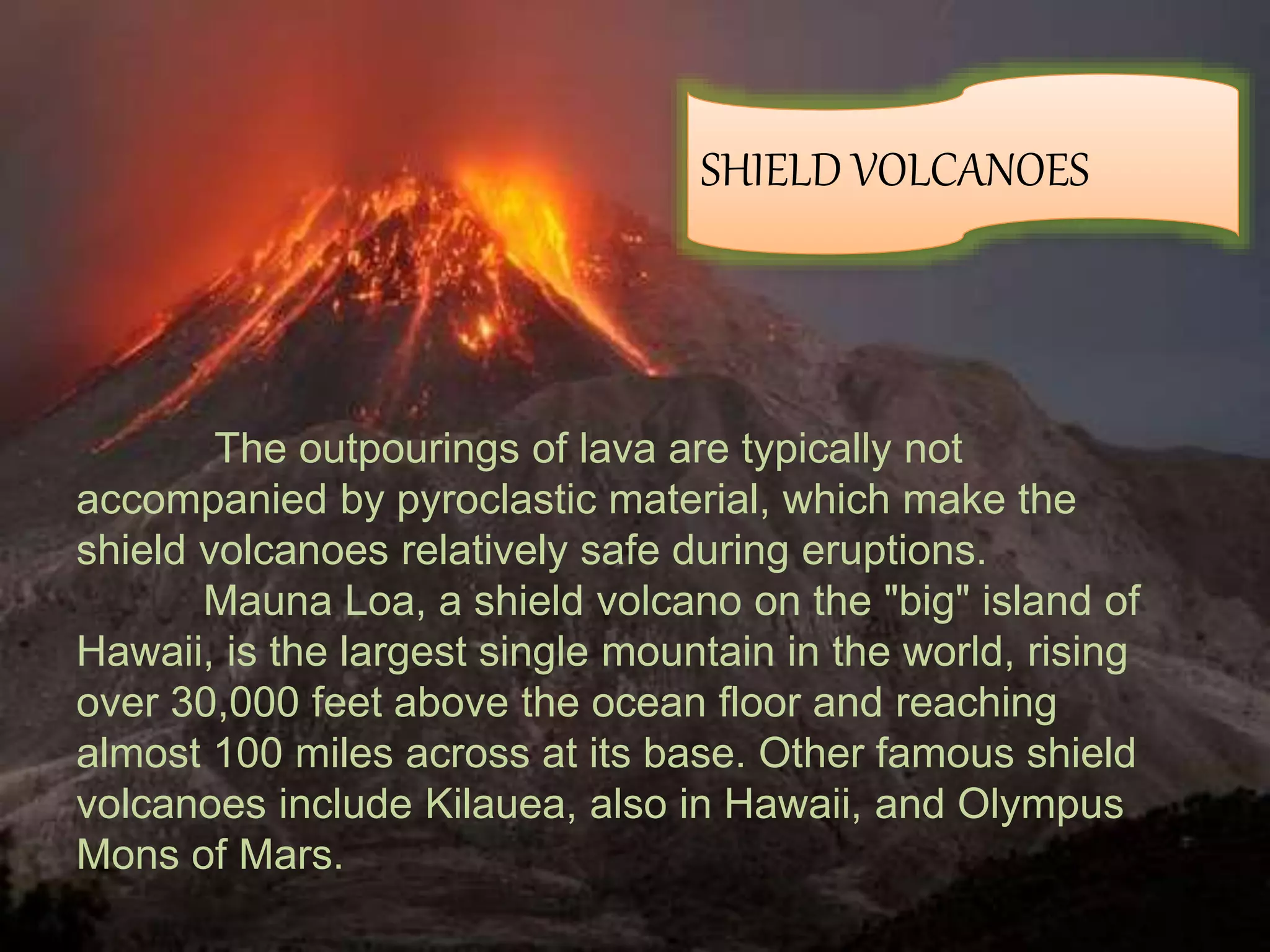 Types of the volcanoes | PPTX | Geography | Science