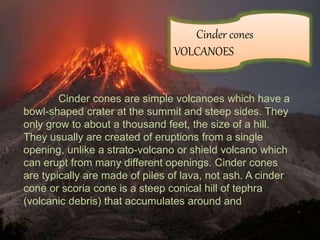 Types of the volcanoes | PPTX