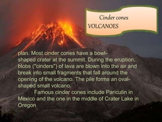 Types of the volcanoes | PPTX