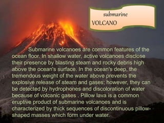 Types of the volcanoes | PPTX