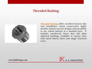 Types of threaded fittings | PPT