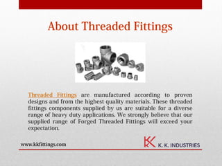 Types of threaded fittings | PPT