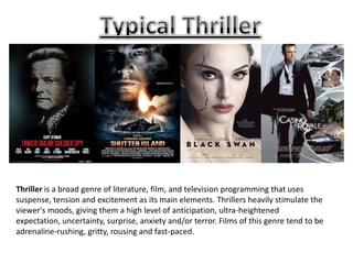 Types of thrillers | PPT