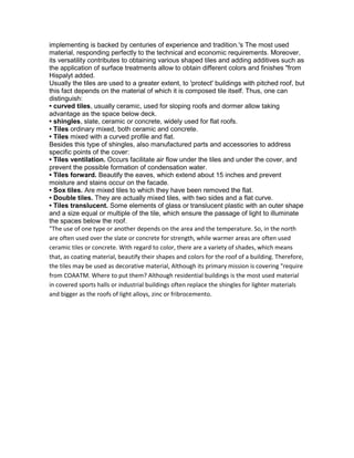 Types of tiles 4 | DOCX