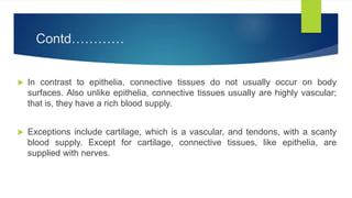 Types of tissues: part 2 | PPTX