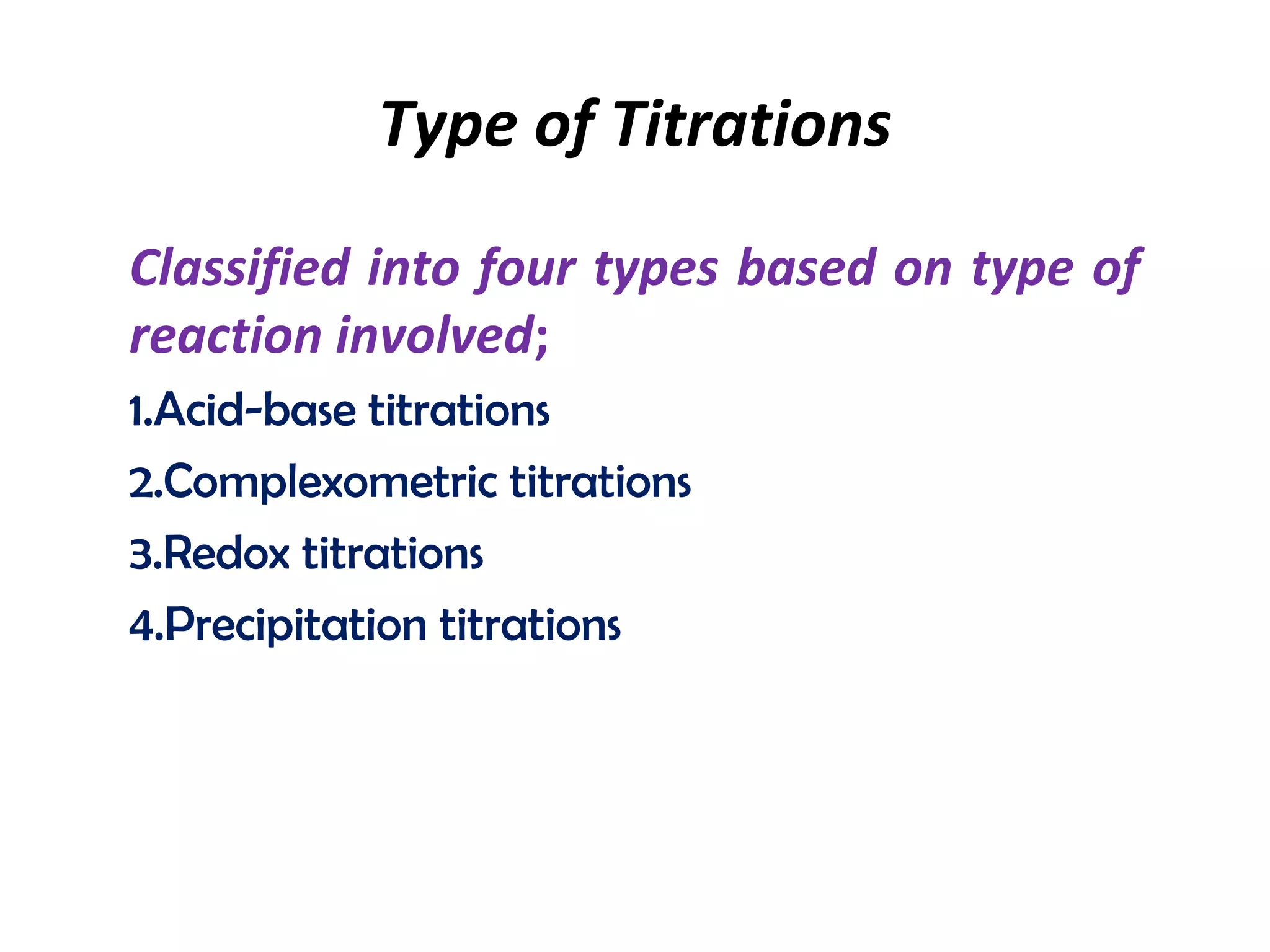 Types of titrations | PPT