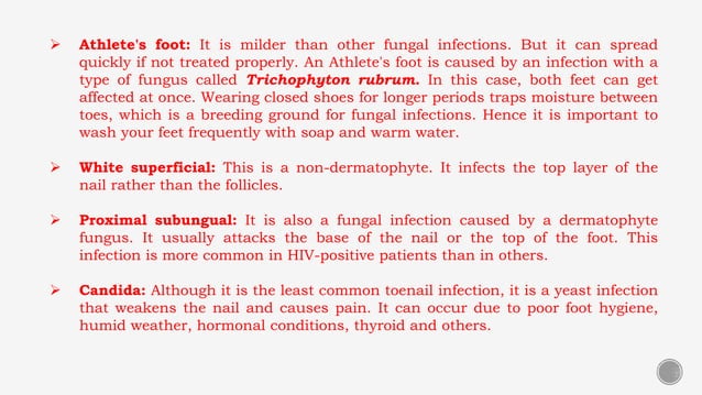Types Of Toenail Fungus And Fungal Nail Infection Treatment In London | PDF