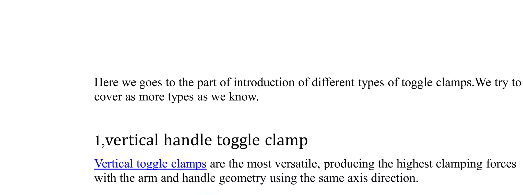 Types of toggle clamp sp2 | PPTX