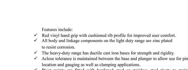 Types of toggle clamp sp2 | PPTX