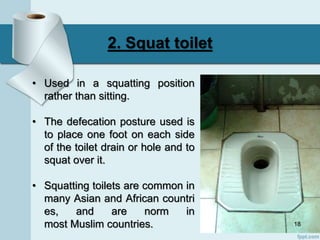Types of toilet | PPTX