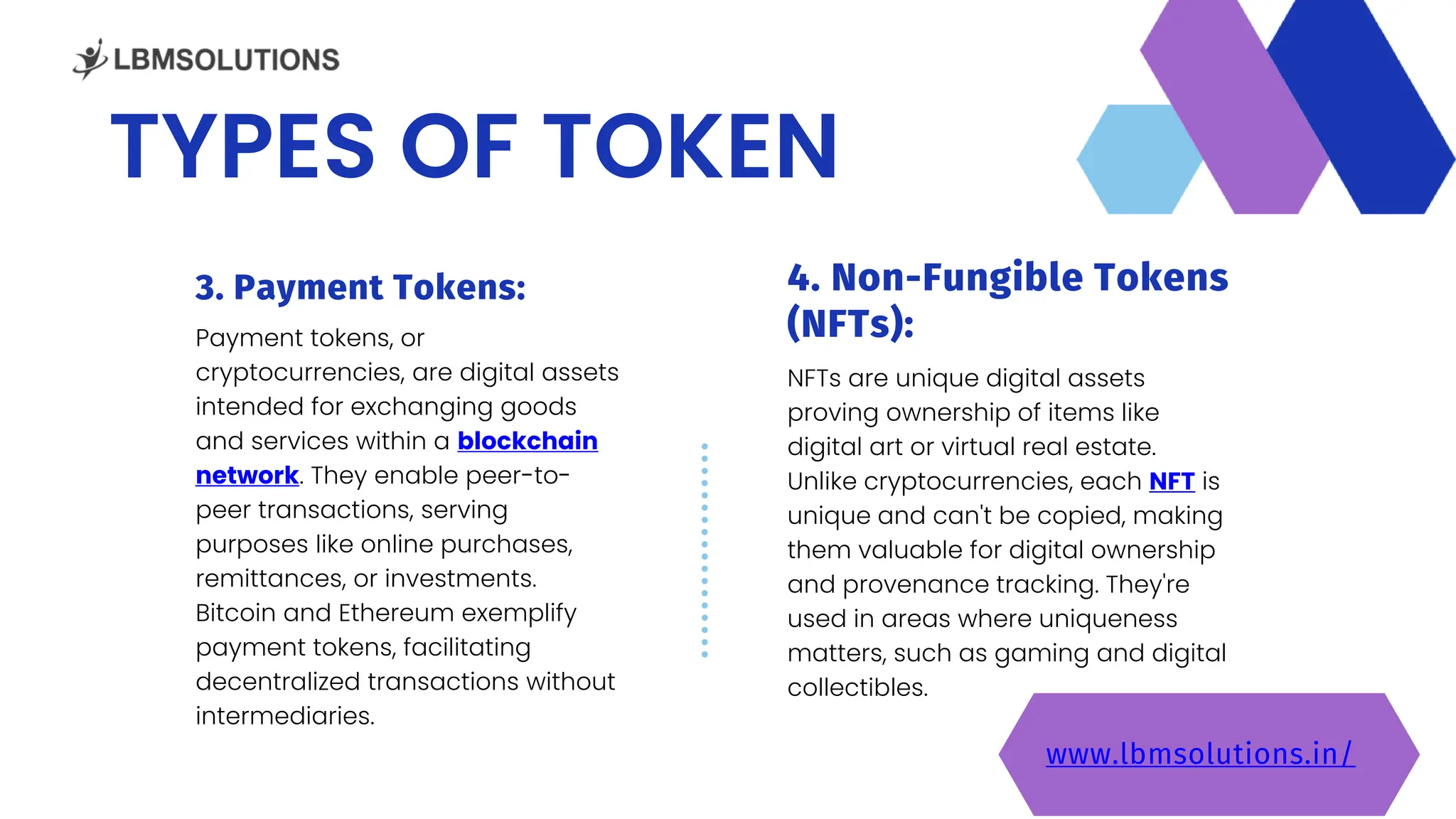 Types of token in blockchain Technology .pptx