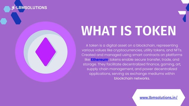 Types of token in blockchain Technology .pptx