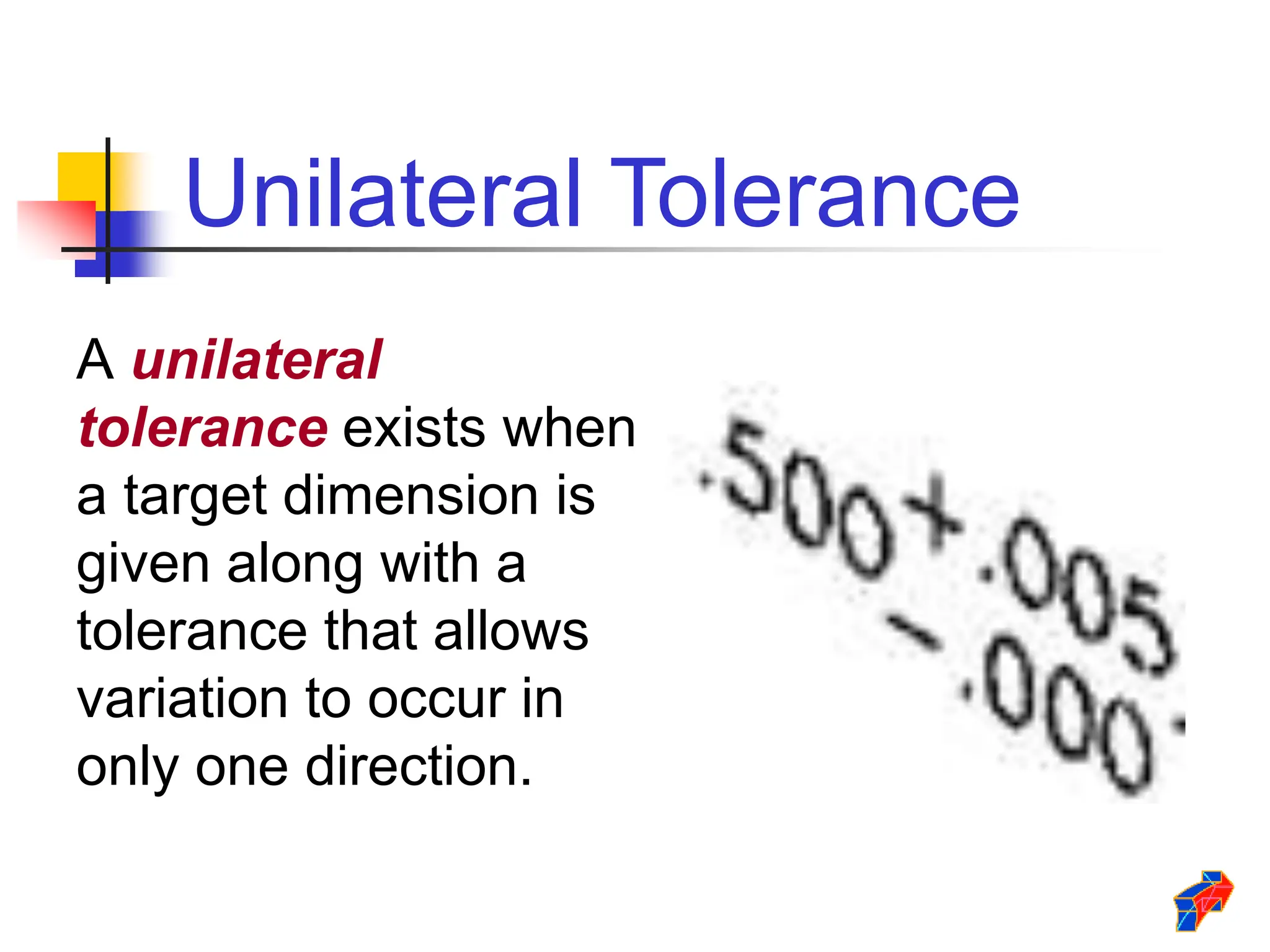 types of tolerances, examples and definition .ppt