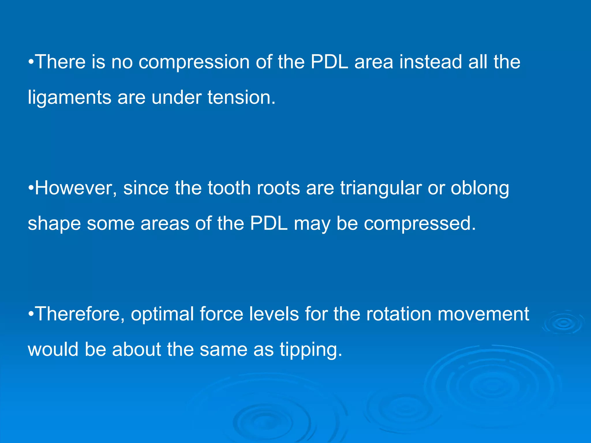 Types of tooth movement in orthodontics (4th BDS) | PPTX
