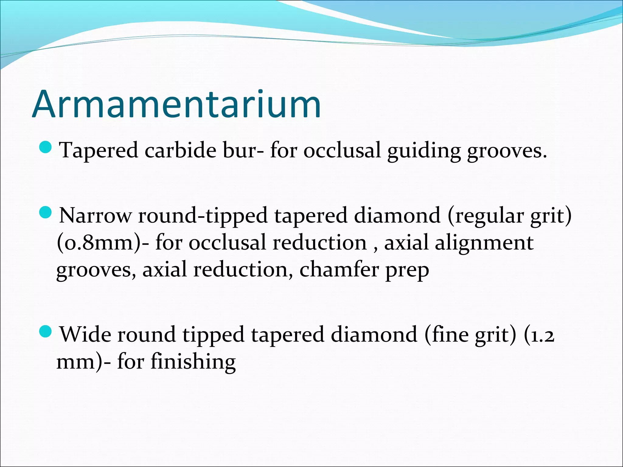 Types of tooth preparations | PPT
