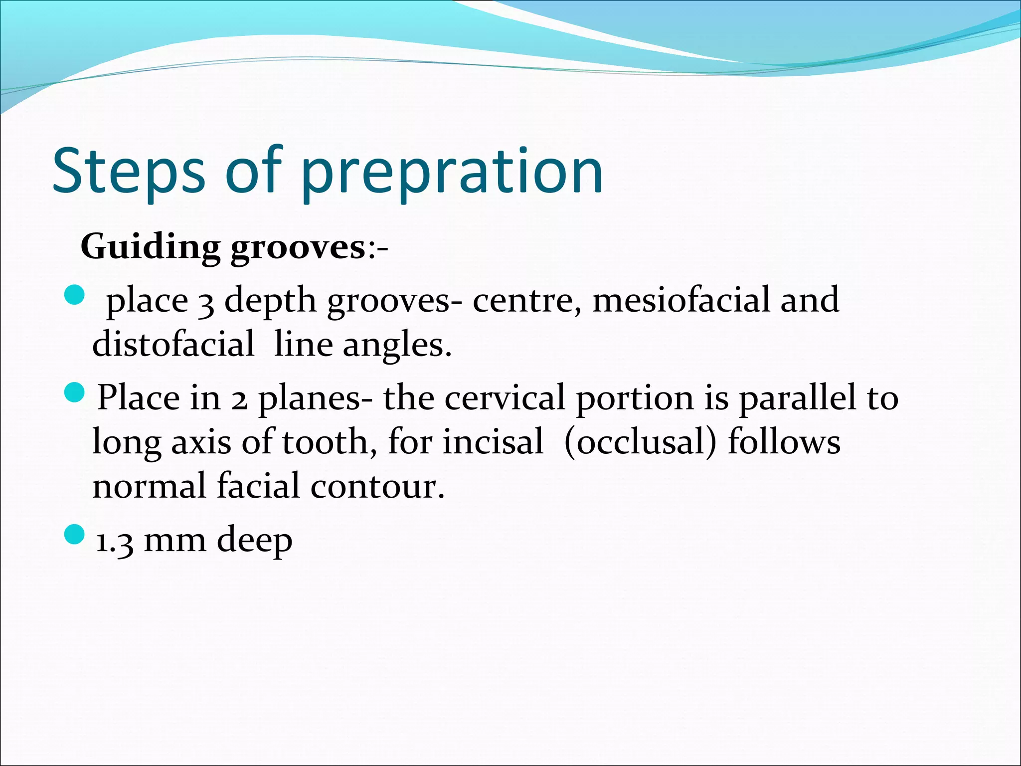 Types of tooth preparations | PPT