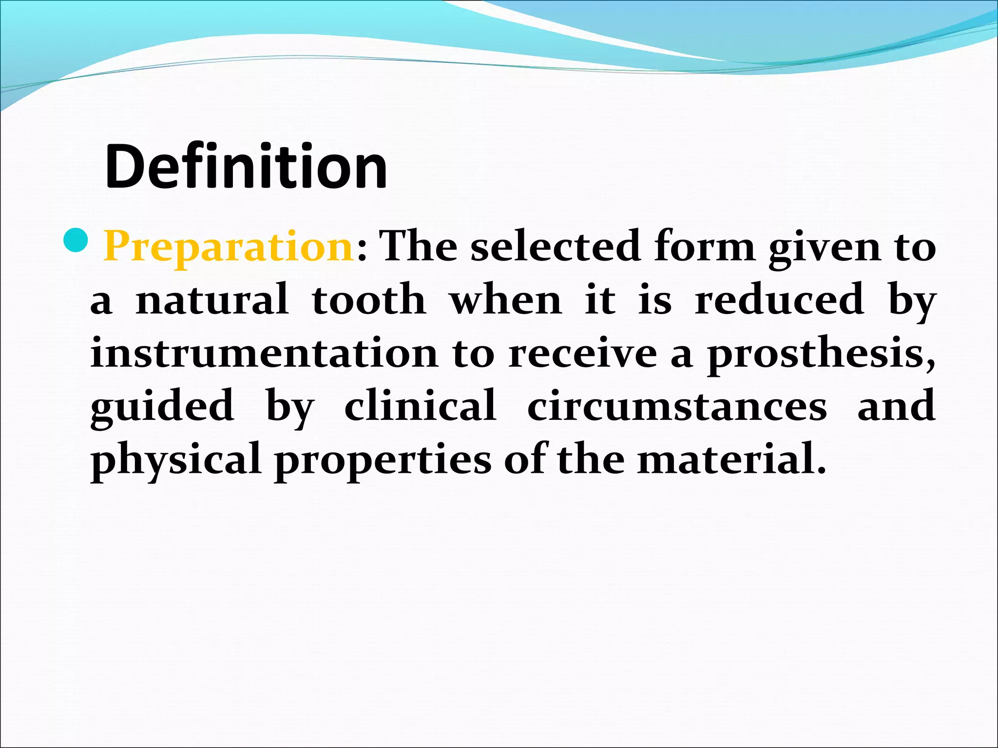 Types of tooth preparations | PPT