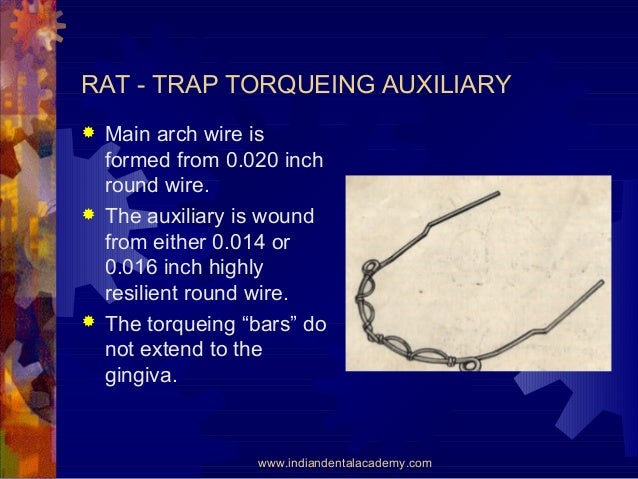 Types of torqueing auxiliary /certified fixed orthodontic courses by…