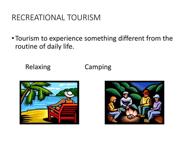 Different types of tourism and their features | PPT | Travel ...