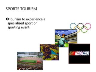 Different types of tourism and their features | PPT