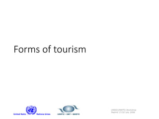 Different types of tourism and their features | PPT