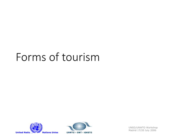Different types of tourism and their features | PPT | Travel ...